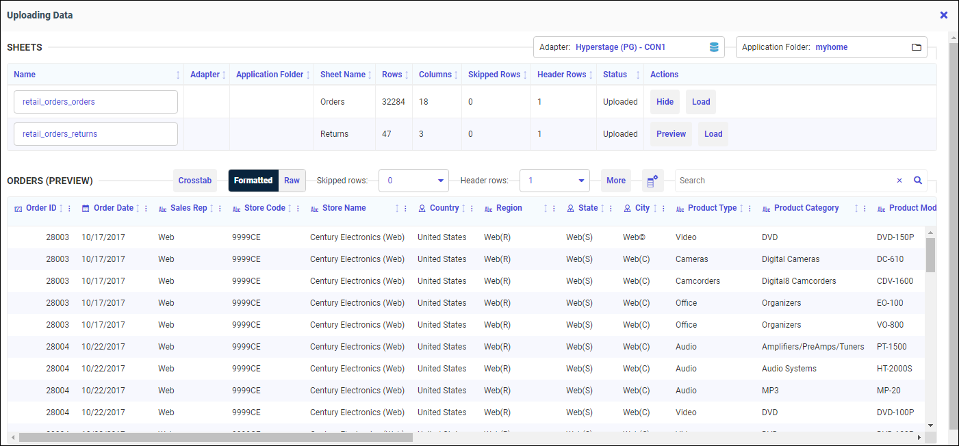 Uploading Data Files | WebFOCUS KnowledgeBase